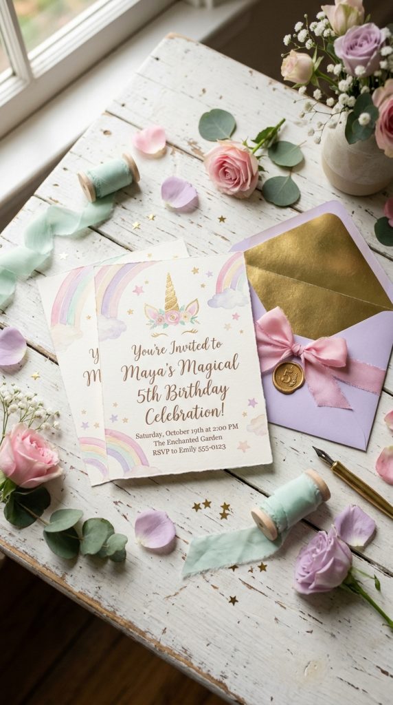 12 Unique 5th Birthday Party Invitation Ideas That Set the Mood
